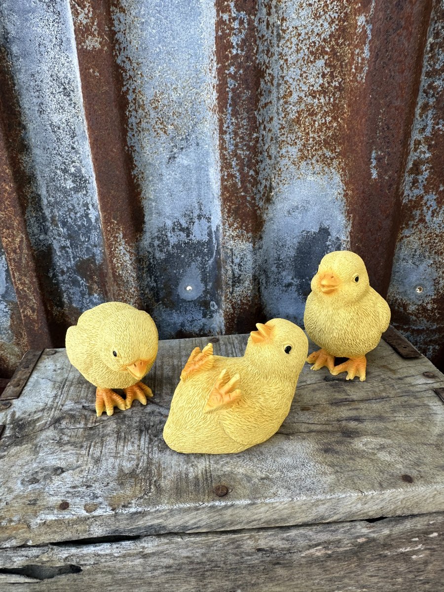 Söt gul Påsk kyckling - Att Dekorera med - Glasverandan.se