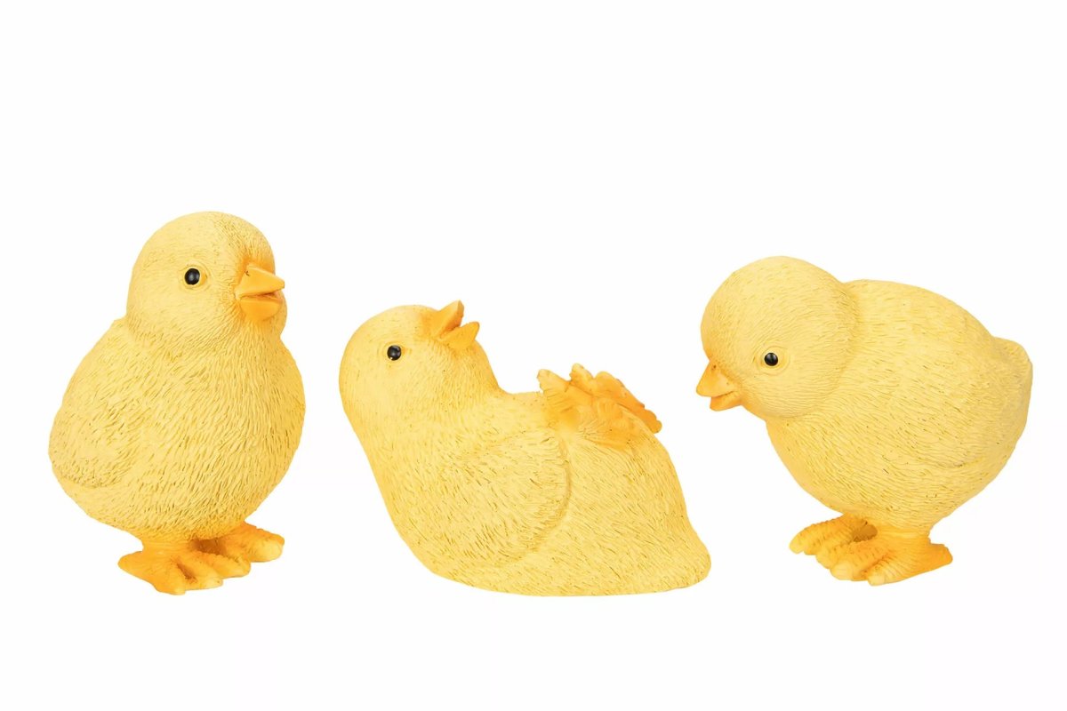 Söt gul Påsk kyckling - Glad Påsk - Glasverandan.se